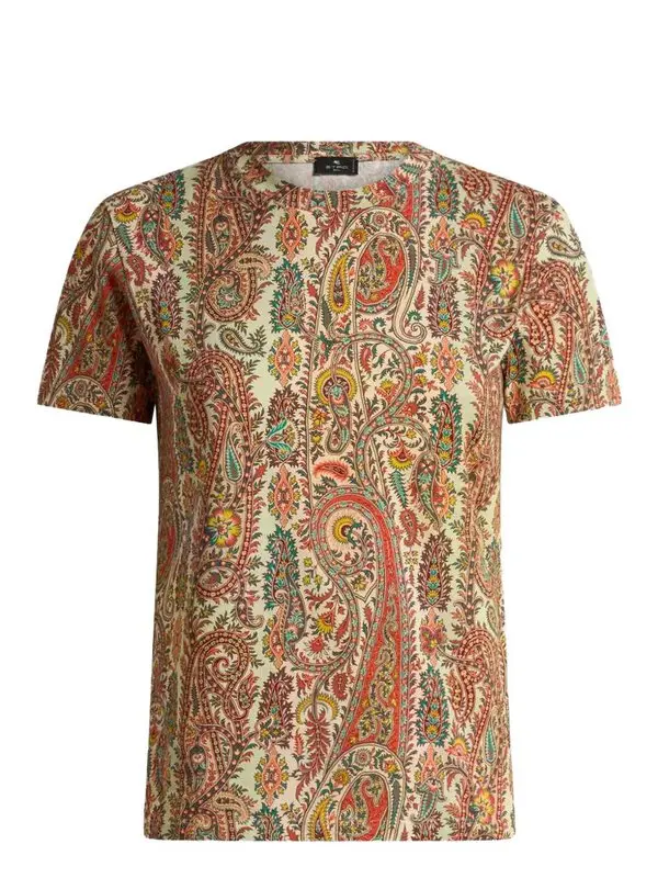 Etro Paisley T-shirt - Neutrals
