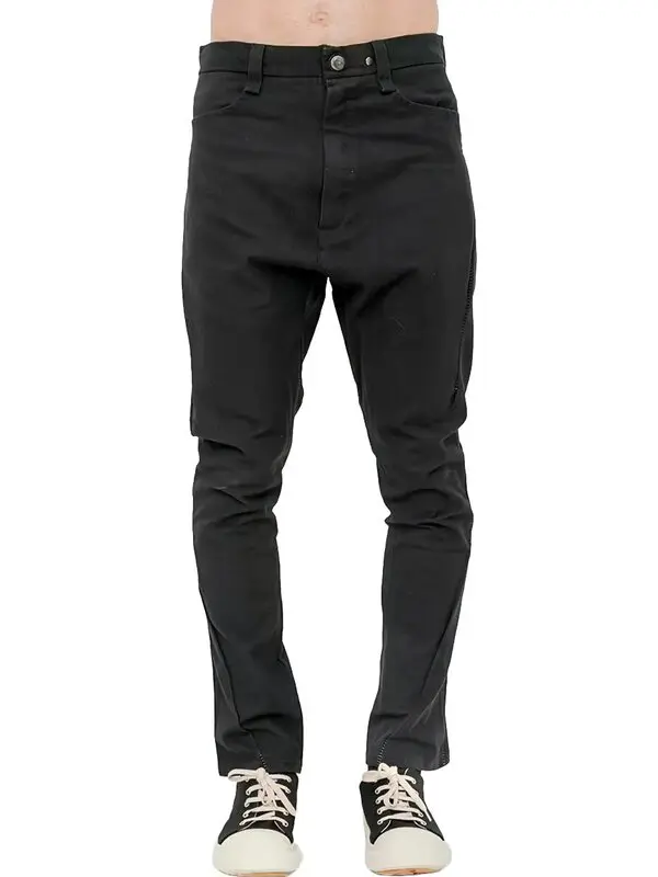 ISAAC SELLAM EXPERIENCE Zip-detail Trousers - Black