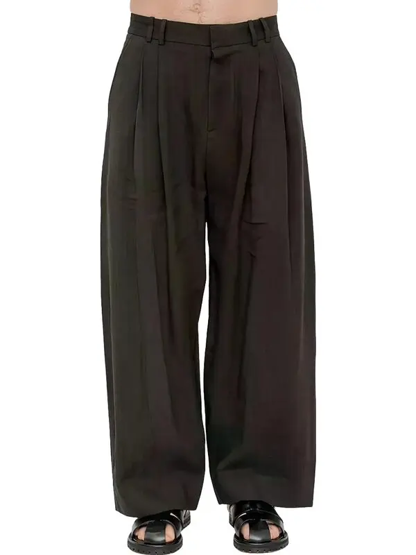 Studio Nicholson Line Trousers - Brown