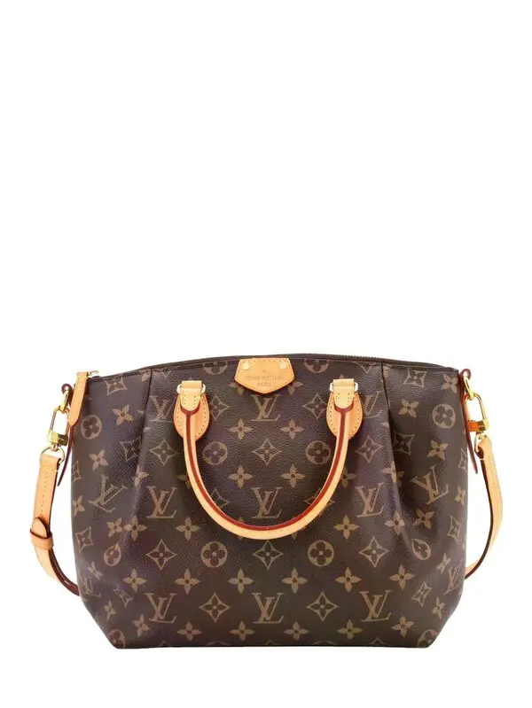 LOUIS VUITTON Turenne Handbag Monogram Canvas Pm Satchel - Brown