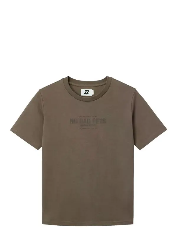 Izzue Logo-print T-shirt - Brown