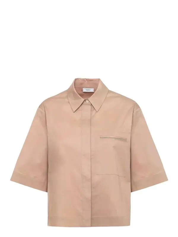 Peserico Pocket Detail Shirt - Neutrals