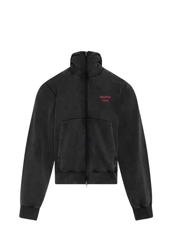 Martine Rose Zip-up Hoodie - Black