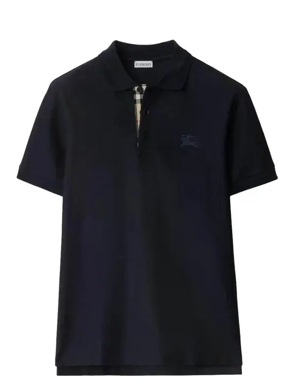 Burberry Cotton Polo Shirt - Blue
