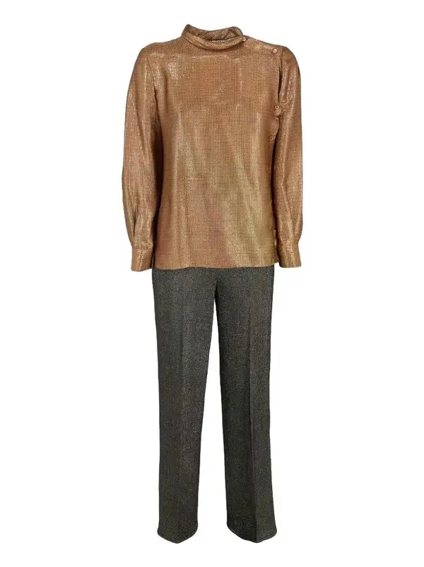 Gianfranco Ferre Embellished Trousers - Grey