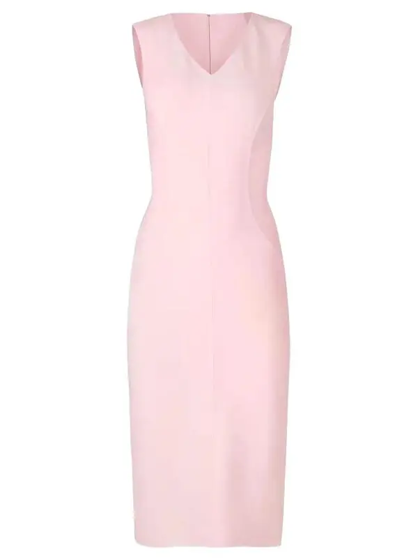 Michael Kors V-neck Sheath Dress - Pink