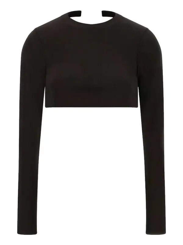 TOM FORD Crew-neck Backless Top - Brown