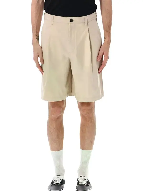 Obey Dean Pleated Shorts - Neutrals