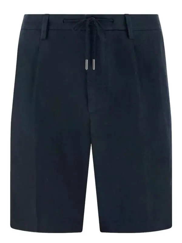 Boggi Milano Drawcord Detail Shorts - Blue
