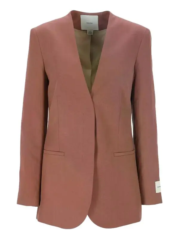 Calvin Klein V-neck Jacket - Pink