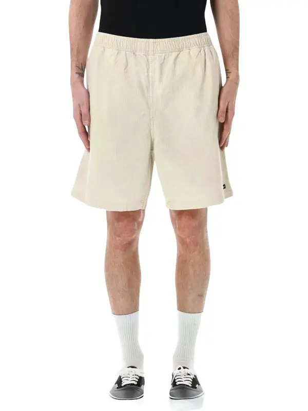 Obey Horizon Elasticated Shorts - Neutrals