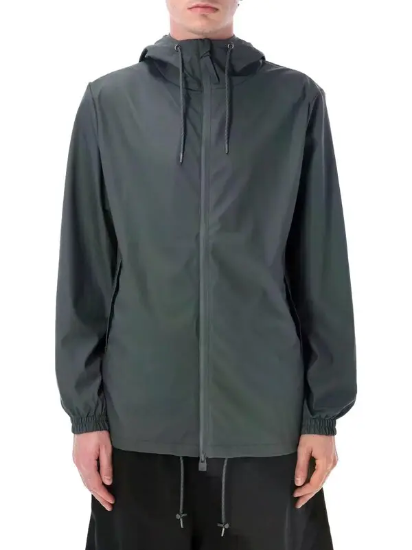 Rains Storm Breaker Hooded Zip Jacket - Grey