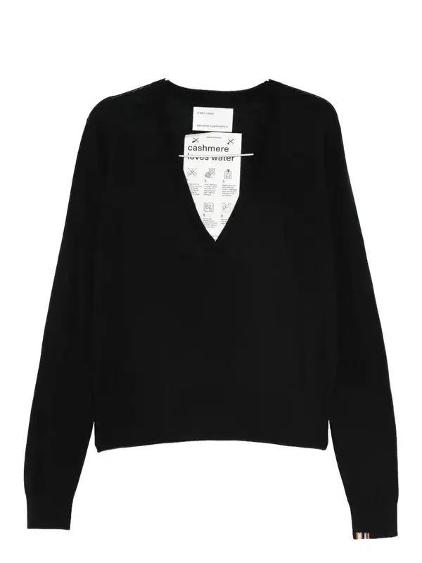 EXTREME CASHMERE X Collin V-neck Sweater - Black