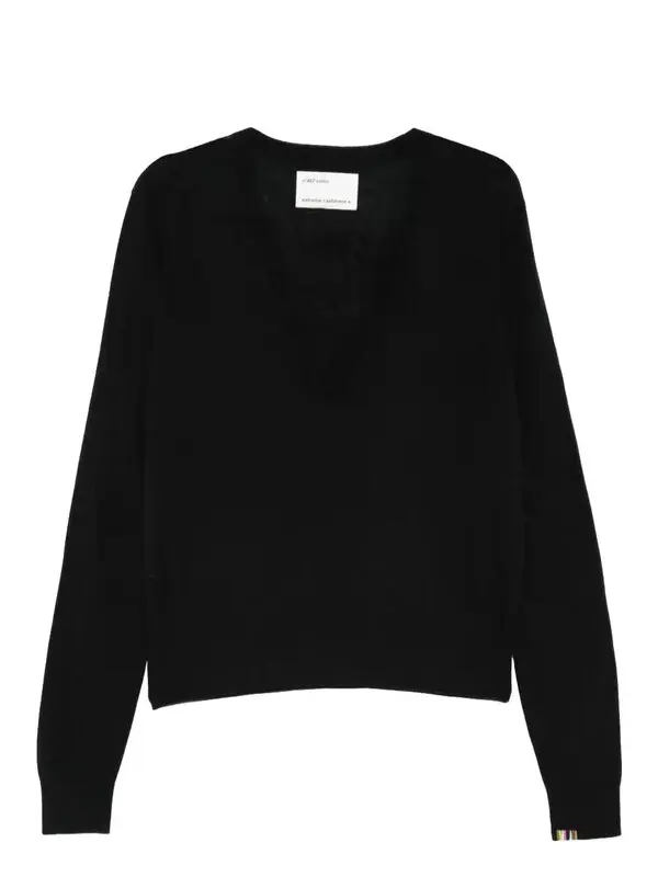 EXTREME CASHMERE X Collin V-neck Sweater - Black