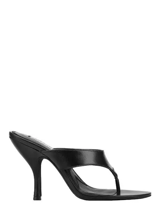 NAKED WOLFE Martine Leather Heels - Black