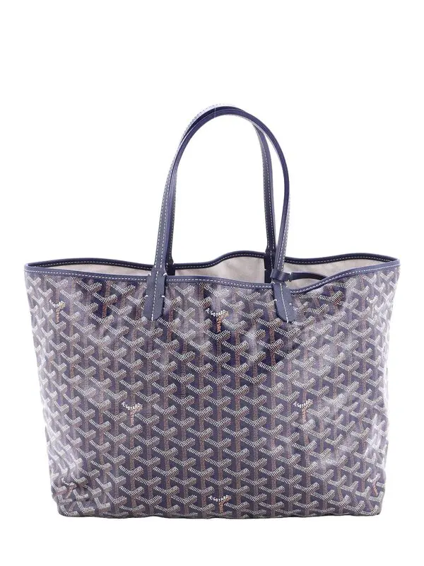 Goyard Saint Louis Tote Coated Canvas Pm - Blue