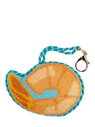 FURBISH Cocktail Shrimp Bag Charm - Bright Orange
