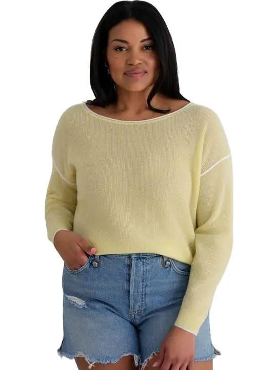 KADA The Awaken Boatneck Long Sleeve - Buttercup