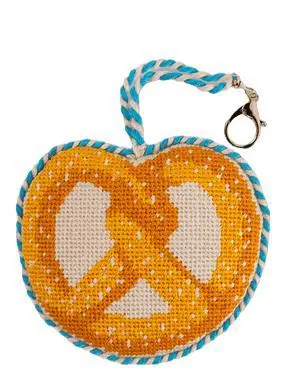FURBISH Pretzel Bag Charm - Golden Yellow