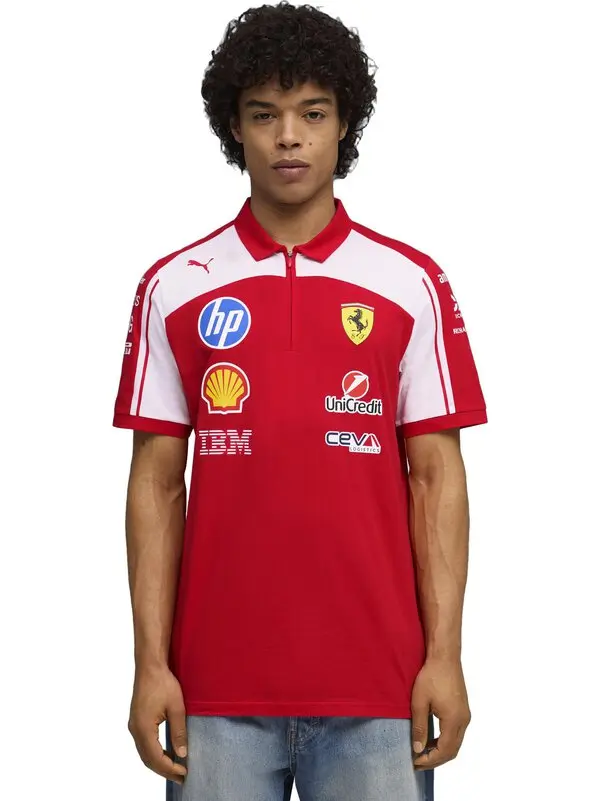 PUMA Scuderia Ferrari Replica Polo Shirt - Red