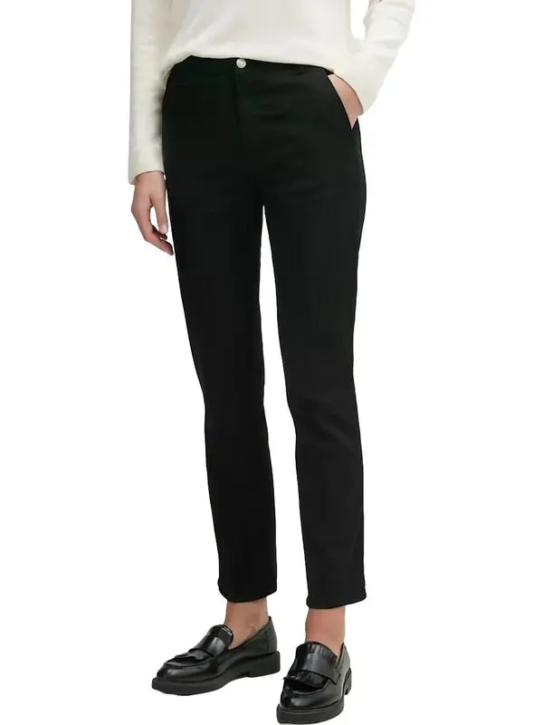 BENETTON Button-fastening Trousers - Black