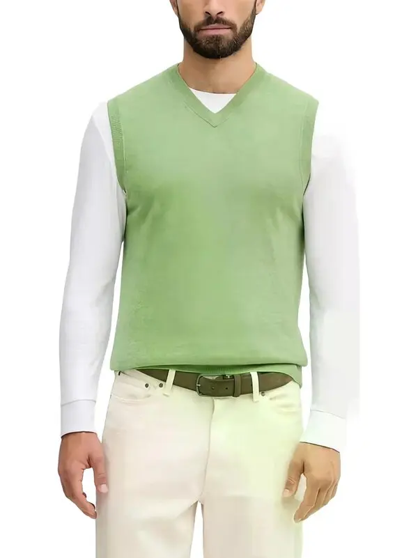 BENETTON Knitted Vest - Green