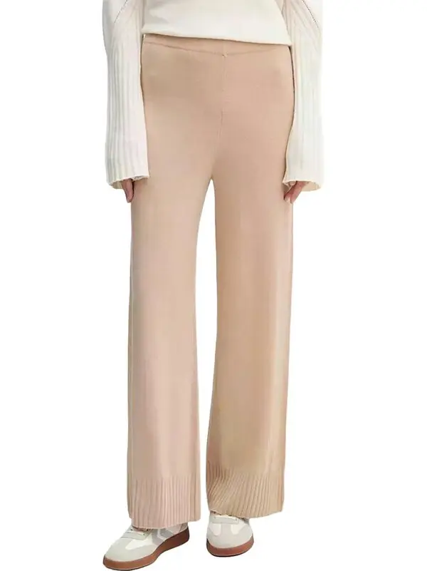 BENETTON Wide Leg Trousers - Neutrals