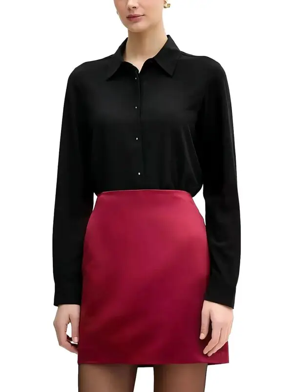 BENETTON Buttoned Collared Shirt - Black