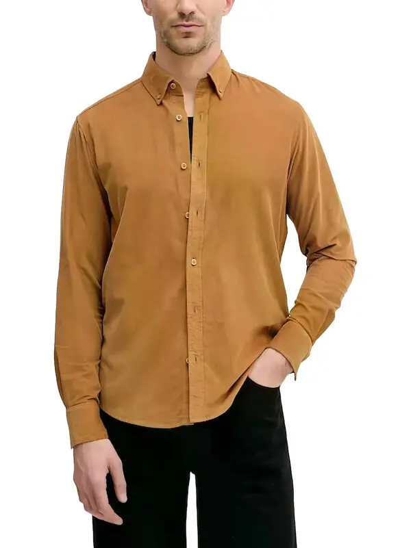BENETTON Buttoned Corduroy Shirt - Neutrals
