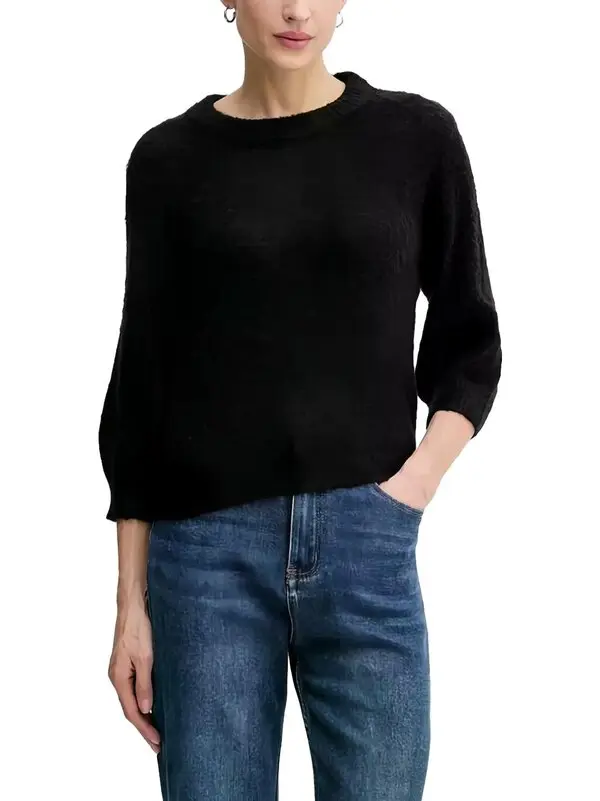 BENETTON Round-neck Sweater - Black