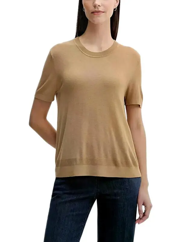 BENETTON Short-sleeve Knit T-shirt - Neutrals
