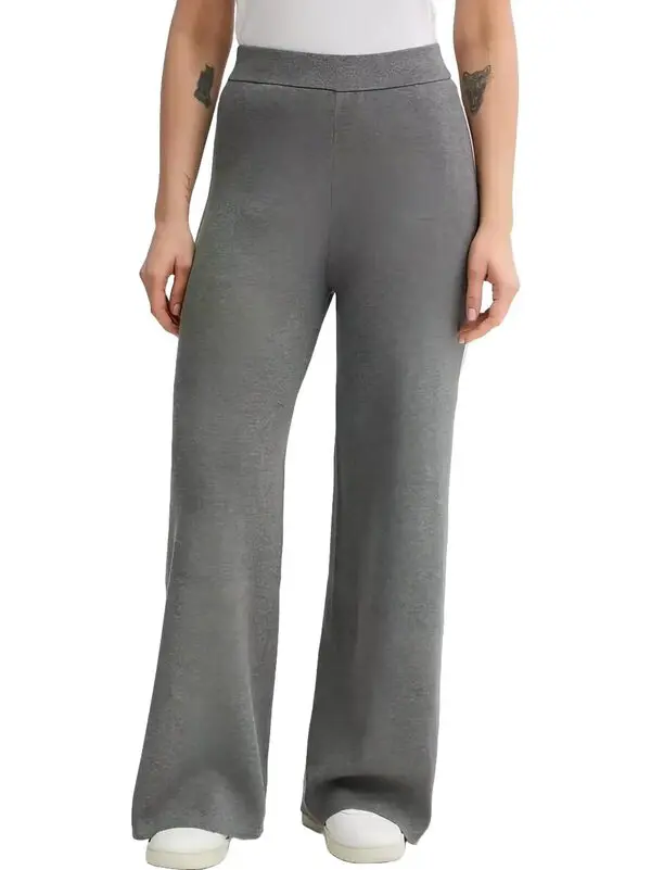 BENETTON Side-stripe Trousers - Grey