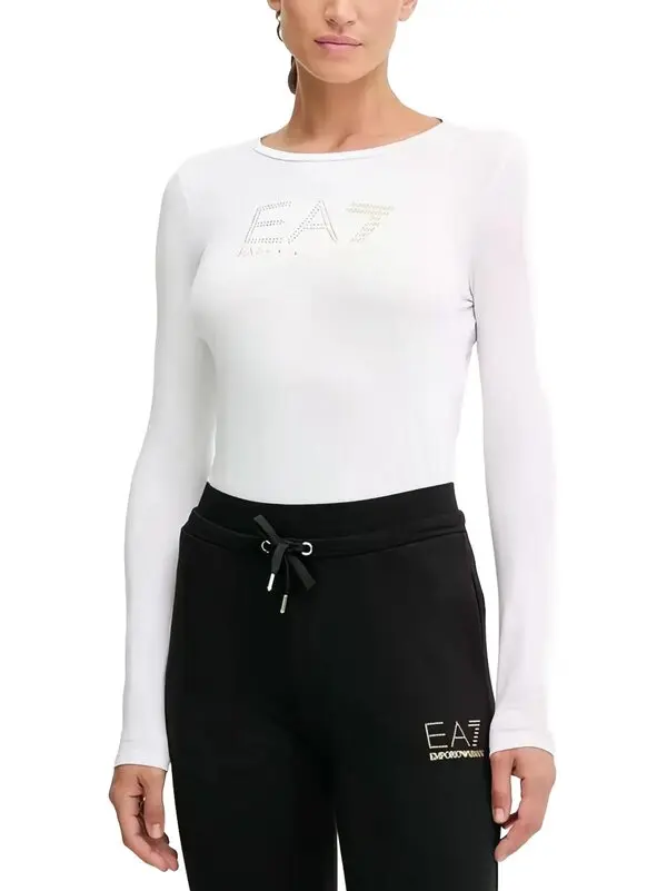 EA7 Studded Details T-shirt - White