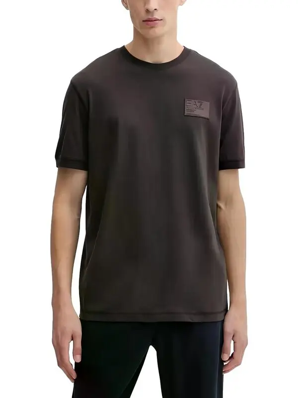 EA7 Logo-patch T-shirt - Brown