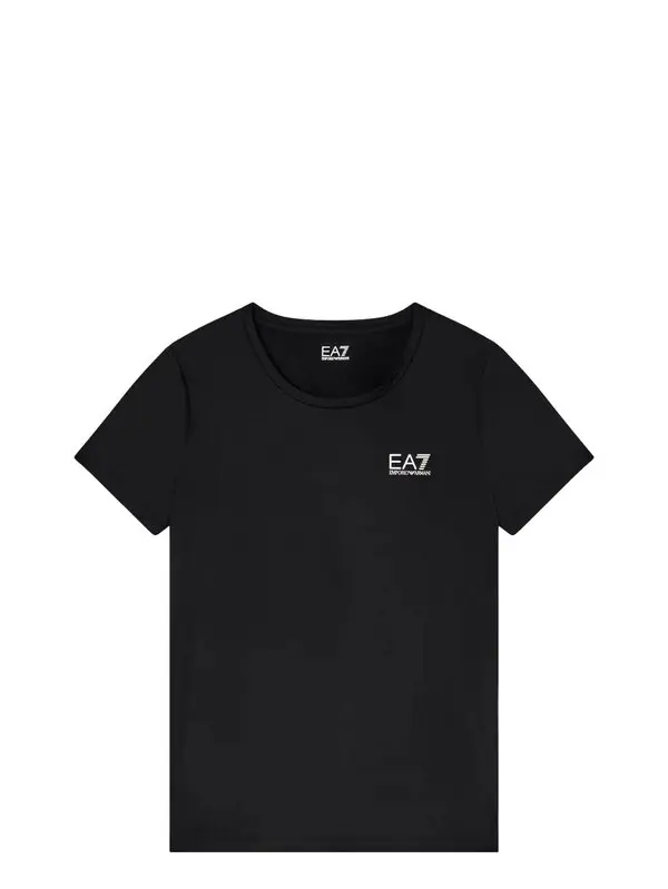 EA7 Logo-detail T-shirt - Black