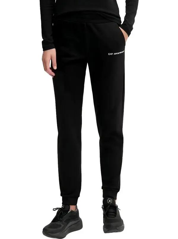 EA7 Logo Trousers - Black