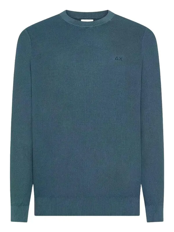 SUN 68 Textured Knitwear - Blue