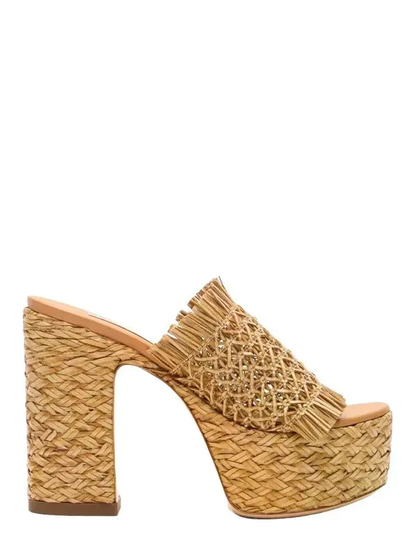 Casadei Madagascar Platform Pumps - Neutrals
