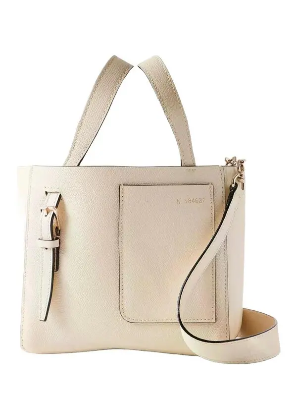 VALEXTRA Micro Soft Tote Bag - Neutrals