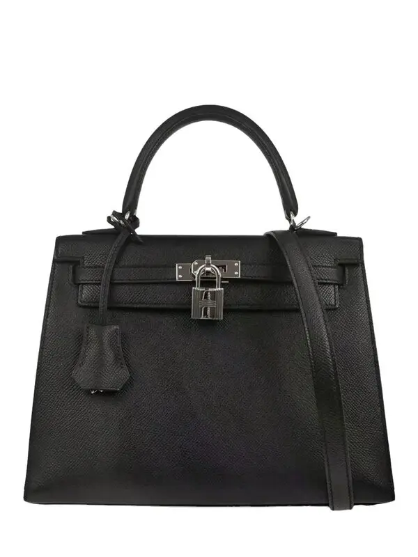 Hermès Kelly 25 Sellier 2way Tote Bag - Black