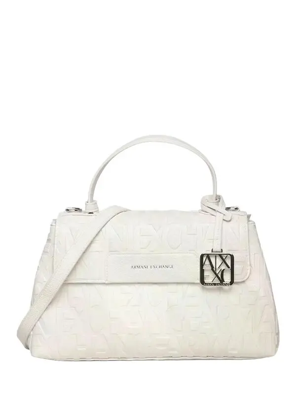 Armani Exchange Top-handle Bag - White
