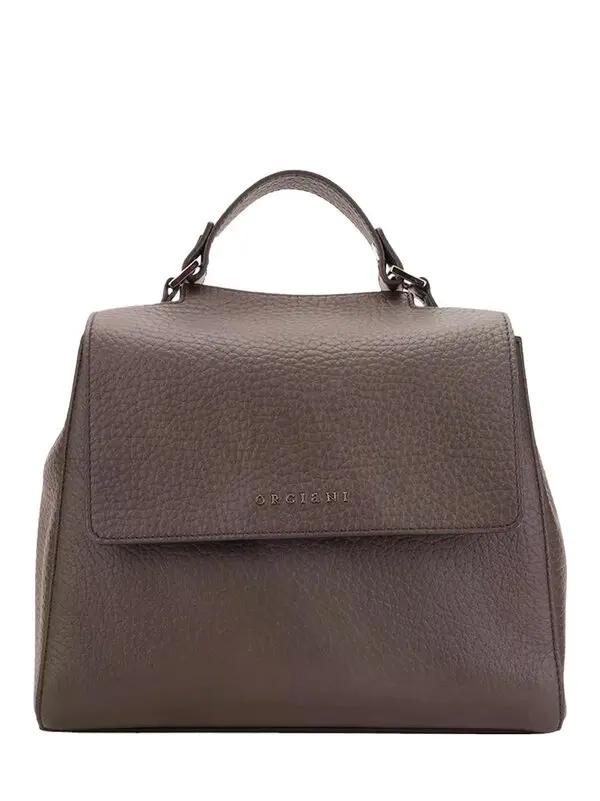 ORTIGNI Small Sveva Soft Tote Bag - Brown