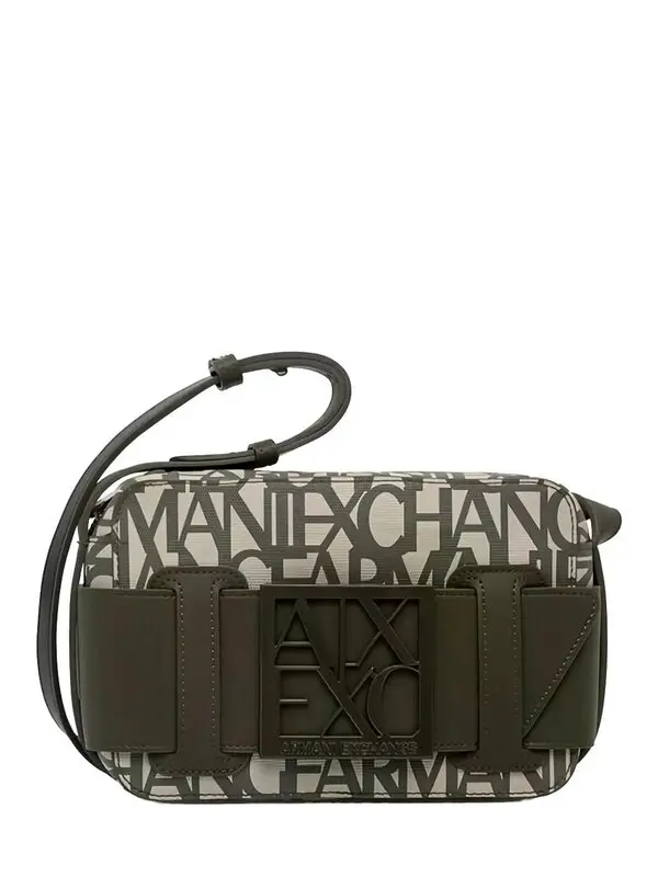 Armani Exchange Logo-plaque Cross Body Bag - Neutrals