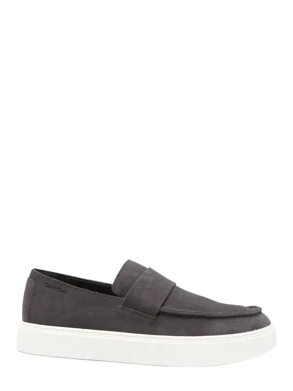 Calvin Klein Leather Loafers - Brown