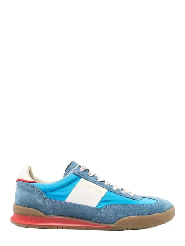 Paul Smith Dover Suede-panel Sneakers - Blue