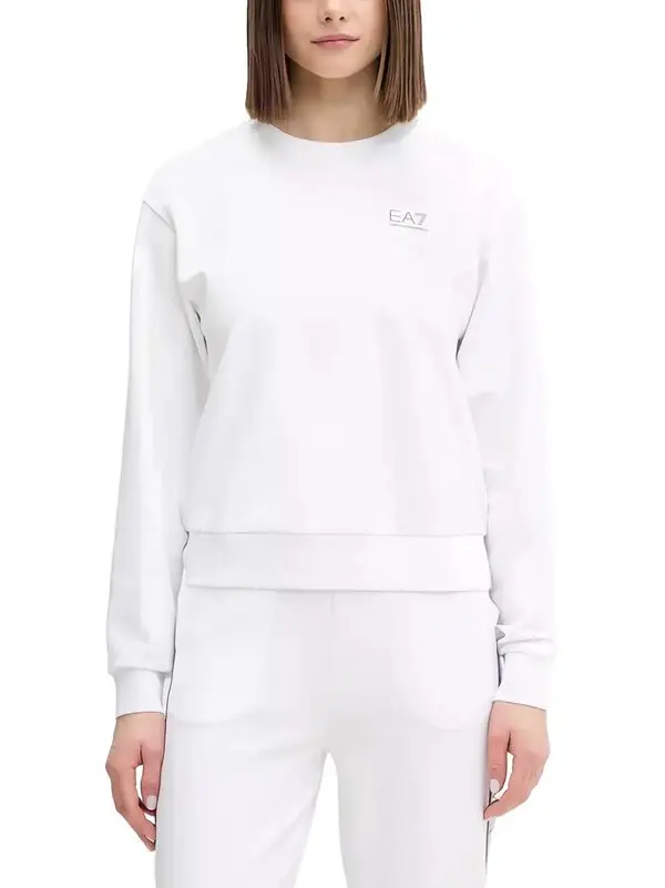 EA7 Logo-print Tracksuit Set - White