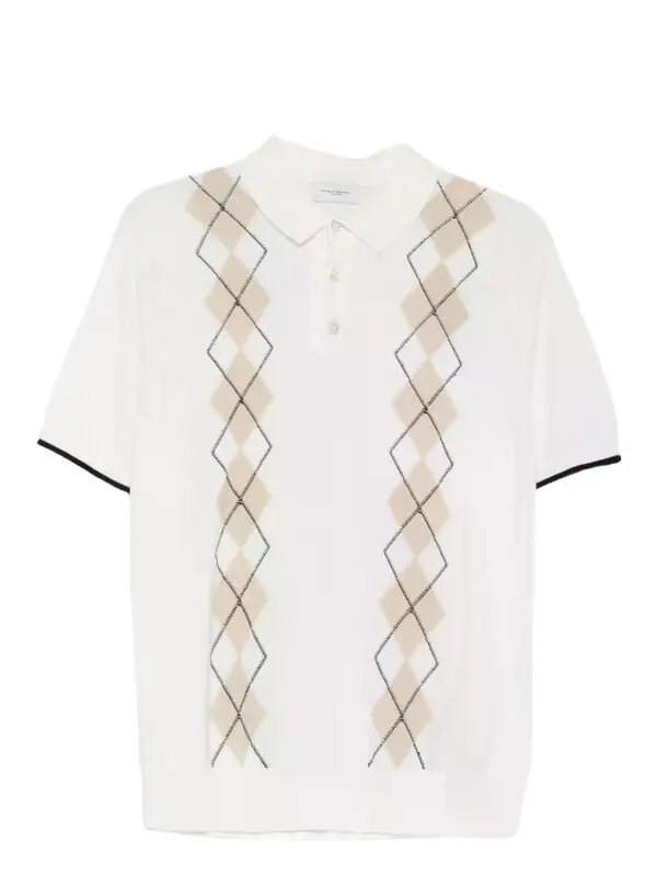 PAOLO PECORA Short-sleeve Polo Shirt - White