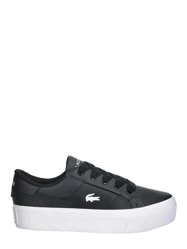 Lacoste Ziane Platform Leather Sneakers - Black