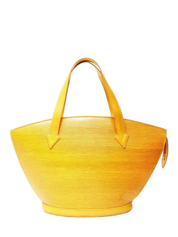 LOUIS VUITTON 1996 Saint Jacques Leather Tote Bag - Yellow