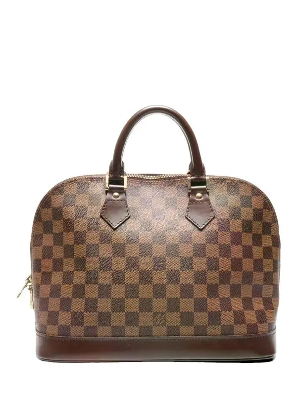 LOUIS VUITTON 2014 Alma Pm Damier - Brown